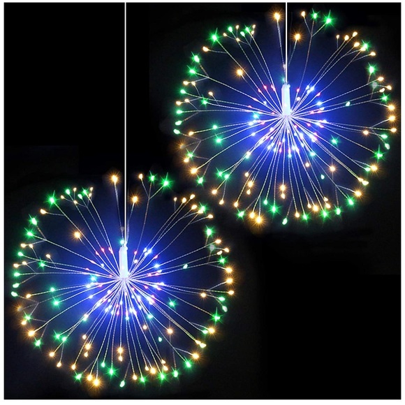 Holiday | 2 Pack Multicolor Led Starburst Hanging Lights | Poshmark